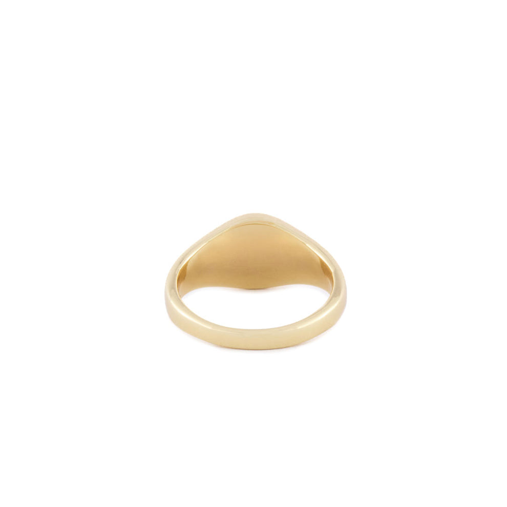 Gold Royal Envy Signet Ring | Gold Plated Silver | Serge DeNimes