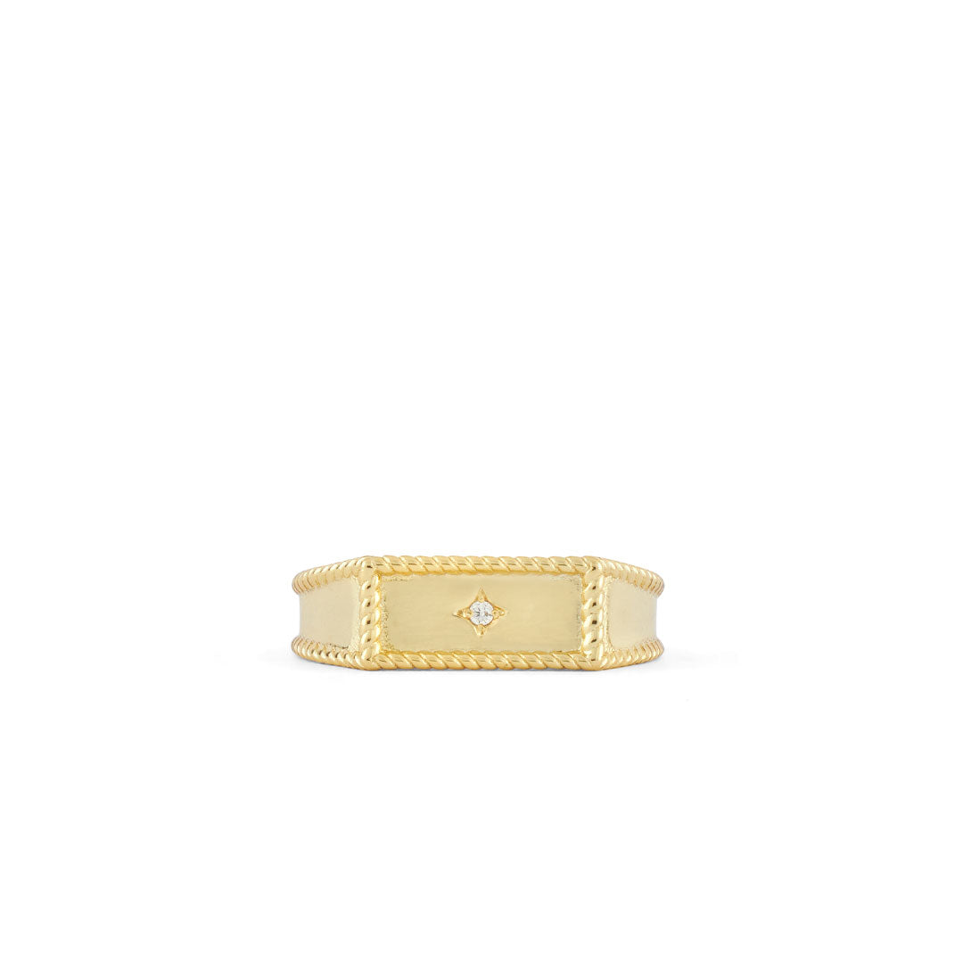 Gold Moonlight Ring – Serge DeNimes