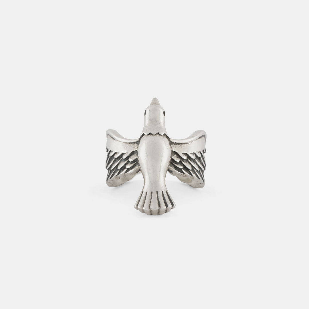 Silver Dove Ring – Serge DeNimes